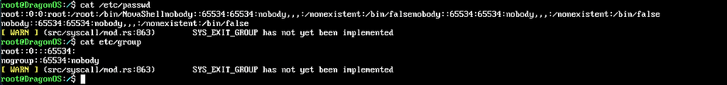 useradd和groupadd写入有问题？ - SIG - Main - DragonOS开源社区